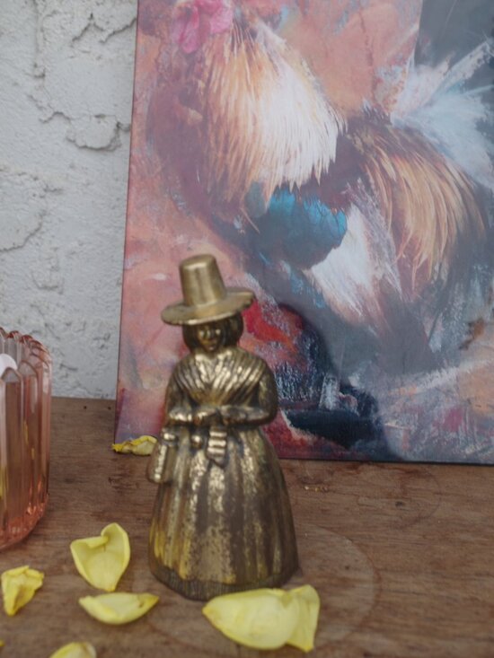 Welsh Lady | Accents | Brass Hand Bell Depicts A Welsh Lady | Poshmark